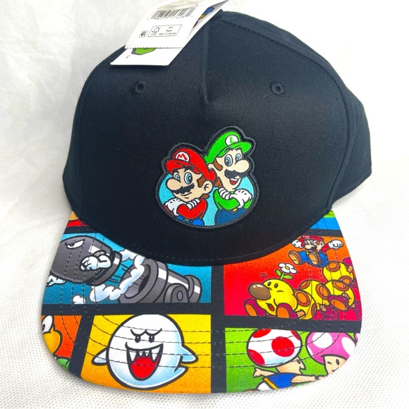 Nintendo | Accessories | Nintendo Super Mario Bros Flat Brim Bill ...